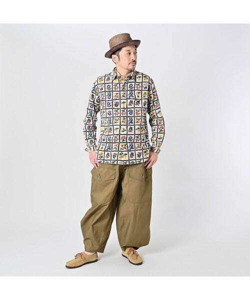 45R（フォーティファイブアール）の「インドカディフルールシャンブルプリントの908イースタンシャツ（）」 - WEAR