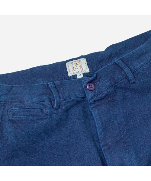 WYTHE（ワイス）の「RUSTIC PLAIN WEAVE CHINO PANT - INDIGO - THE GREAT DIVIDE ...