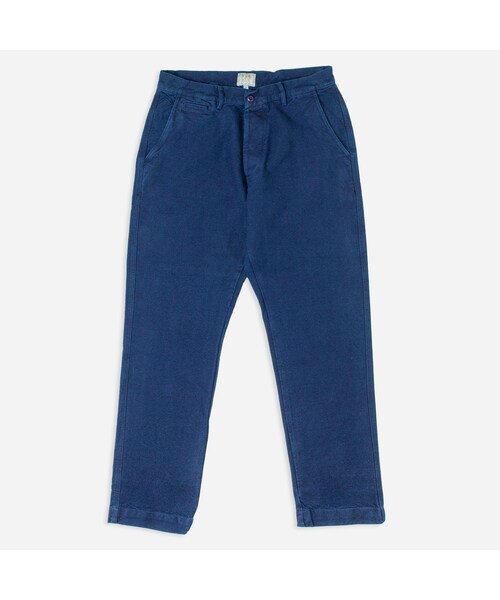 WYTHE（ワイス）の「RUSTIC PLAIN WEAVE CHINO PANT - INDIGO - THE GREAT DIVIDE ...