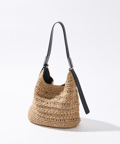 un dix cors（アンディコール）の「【cache cache(カシュカシュ)】フリーハンドル柄編トート（かごバッグ）」 - WEAR