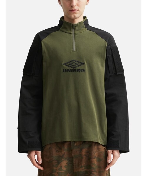 UMBRO（アンブロ）の「Tactical Half Zip Sweatshirt（）」 - WEAR