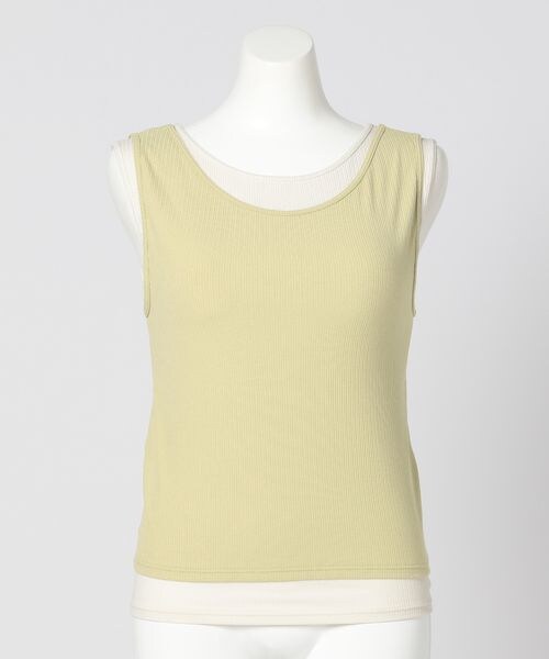 BAYFLOW（ベイフロー）の「カップ付きレイヤードタンク／NEW BASIC series 25SS（）」 - WEAR