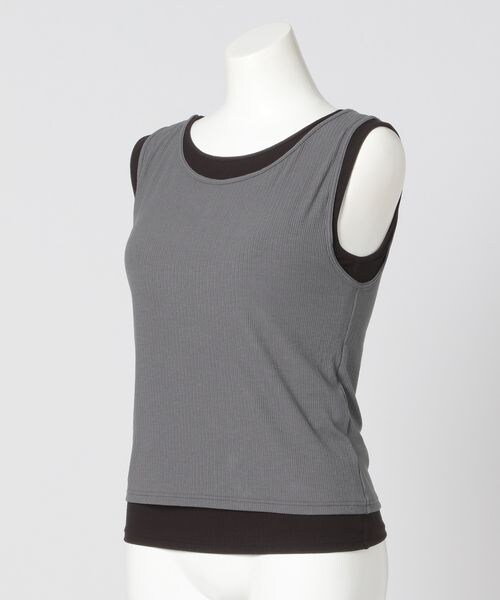 BAYFLOW（ベイフロー）の「カップ付きレイヤードタンク／NEW BASIC series 25SS（）」 - WEAR