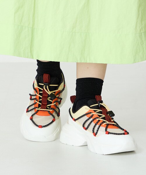 ORTR（オーアールティーアール）の「【WEB先行予約/5月下旬発売予定】ドローコードデザイン配色スニーカー/OT3767（）」 - WEAR