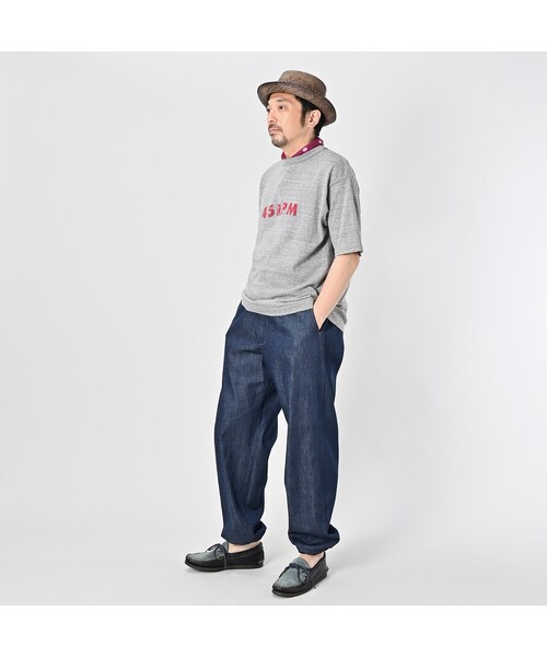 45R（フォーティファイブアール）の「ジャガードロゴの908ニットソーTシャツ（）」 - WEAR