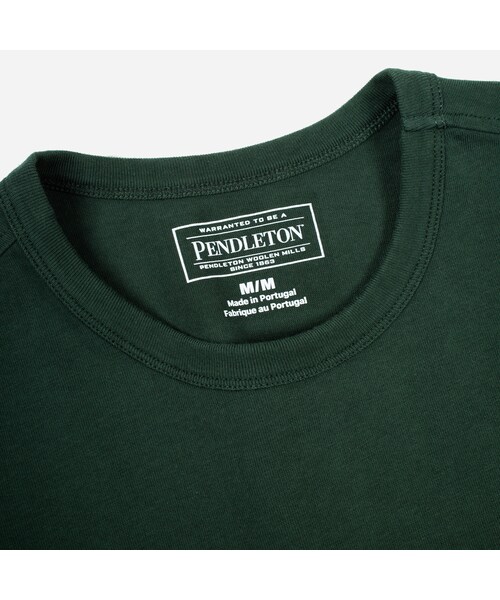 PENDLETON（ペンドルトン）の「Collegiate T-Shirt - Dark Green - Pendleton EU（）」 - WEAR