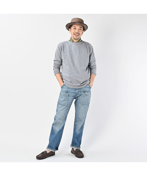 45R（フォーティファイブアール）の「ゴートンくん刺繍の908Tシャツ（トップ）（）」 - WEAR
