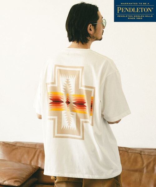 BAYFLOW（ベイフロー）の「別注ドローコードバックプリントTシャツ[吸水速乾]（）」 - WEAR