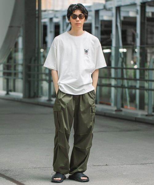 LAKOLE（ラコレ）の「BIGワンポイント刺繍T（）」 - WEAR