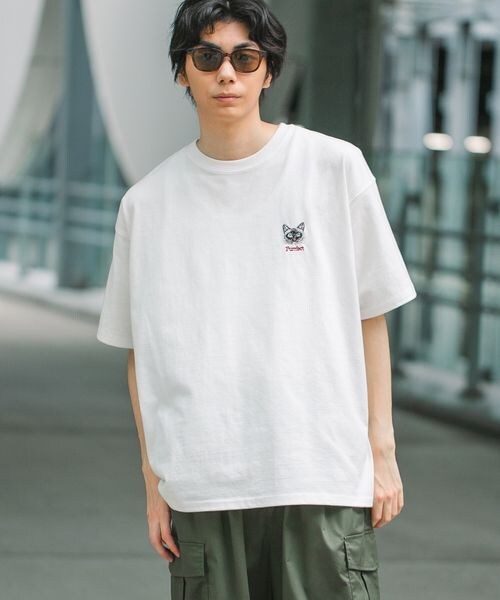 LAKOLE（ラコレ）の「BIGワンポイント刺繍T（）」 - WEAR