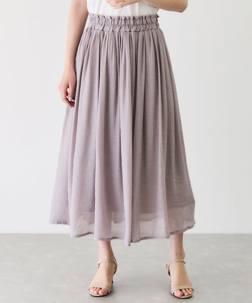 Jayro（ジャイロ）の「RTスラブギャザースカート（スカート）」 - WEAR