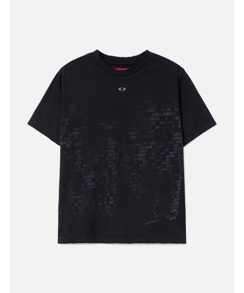 Piet（ピエット）の「Piet x Oakley Nano Logo Ripped T-shirt（）」 - WEAR
