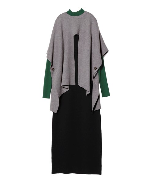 UN3D.（アンスリード）の「CAPE LAYERED KT OP（ワンピース）」 - WEAR