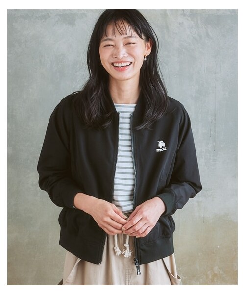 nissen（ニッセン）の「moz（モズ）MA－1ブルゾン（モッズコート）」 - WEAR