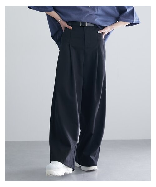 nissen（ニッセン）の「落ち感素材サイドポケットタックパンツ [Soiunique]（）」 - WEAR