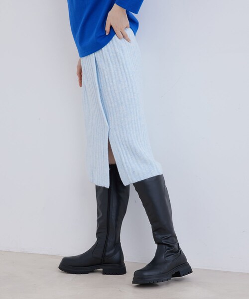 Jayro（ジャイロ）の「ウール混ニットスカート（スカート）」 - WEAR