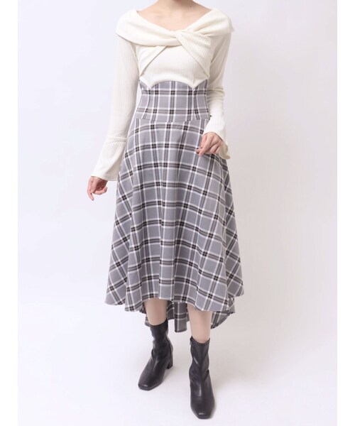 dazzlin（ダズリン）の「ツイストクロスドッキングワンピース（ワンピース）」 - WEAR