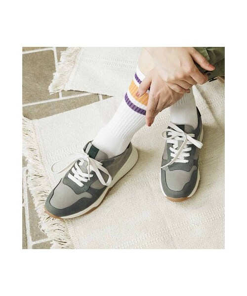 ing（イング）の「イング ing オールレザーレースアップスニーカー（スニーカー）」 - WEAR