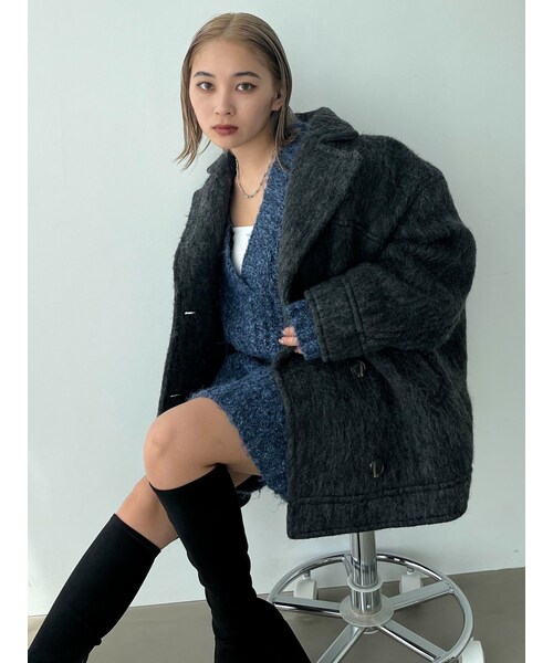 EMODA（エモダ）の「ミディダブルコート（その他アウター）」 - WEAR