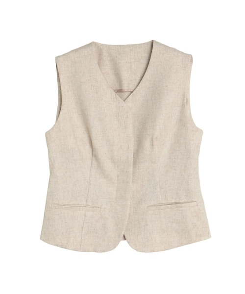 ELENDEEK（エレンディーク）の「SLUB YARN COMPACT GILET（ベスト）」 - WEAR