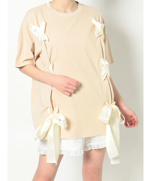 merry jenny（メリージェニー）の「Ribbon Teeチュニック（チュニック）」 - WEAR