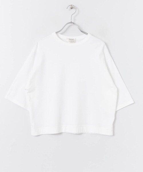 URBAN RESEARCH DOORS（アーバンリサーチドアーズ）の「thint バックヘムプリントTシャツ∴（Tシャツ/カットソー ...