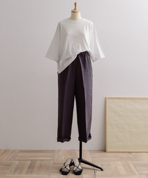 URBAN RESEARCH DOORS（アーバンリサーチドアーズ）の「thint バックヘムプリントTシャツ∴（Tシャツ/カットソー ...