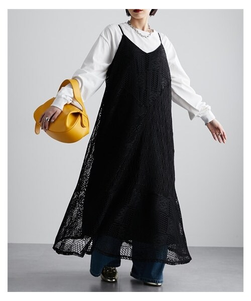 nissen（ニッセン）の「かぎ針風レースキャミワンピース [Soiunique]（ワンピース）」 - WEAR