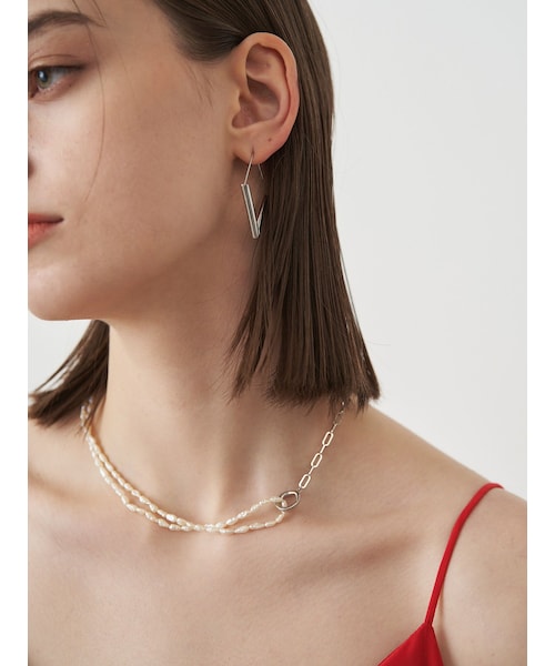 ELENDEEK（エレンディーク）の「3WAY PEARL&CHAIN NECKLACE（ネックレス）」 - WEAR