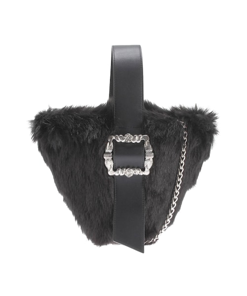 PAMEO POSE（パメオポーズ）の「Fur Triangle Bag（ハンドバッグ）」 - WEAR