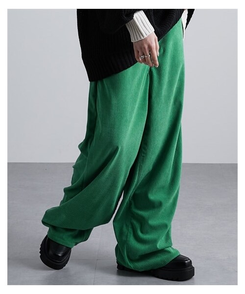 nissen（ニッセン）の「コーデュロイ素材 超ワイドパンツ [Soiunique]（）」 - WEAR