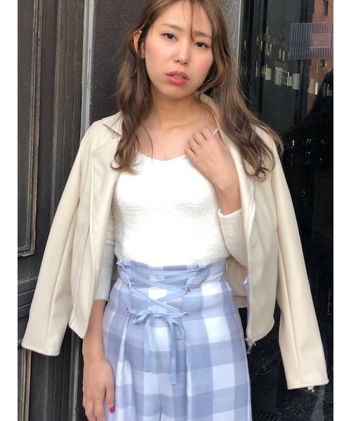 dazzlin（ダズリン）の「【sw】フェイクレザーライダース（テーラードジャケット）」 - WEAR