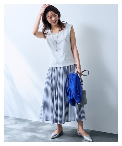 nissen（ニッセン）の「フレンチスリーブ スクエアネックカットソートップス【OtonaSMILE】（Tシャツ/カットソー）」 - WEAR