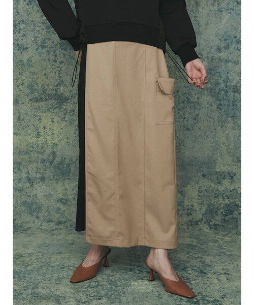 COTORICA（コトリカ）の「カラーブロックスカート（スカート）」 - WEAR