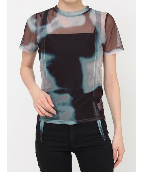 MURUA（ムルーア）の「グラデーションシアートップス（Tシャツ/カットソー）」 - WEAR