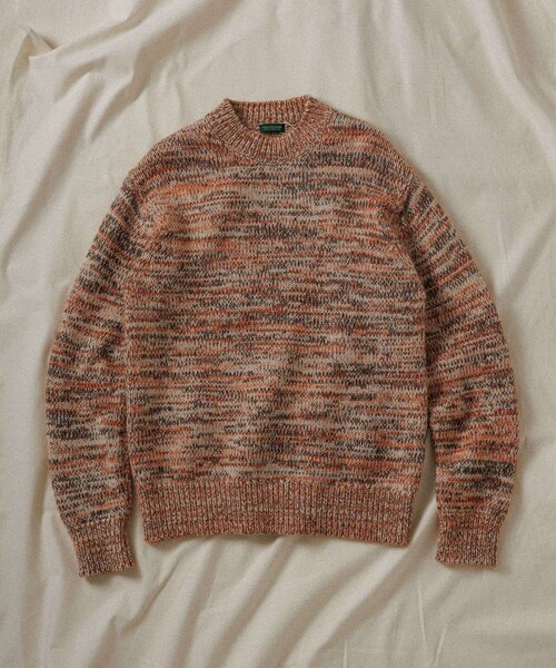ADAM ET ROPE'（アダムエロペ）の「【WILD LIFE TAILOR】MELANGE LOW GAUGE KNIT（ニット/セーター）」 - WEAR