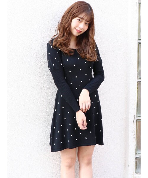 dazzlin（ダズリン）の「ぷちぷちドットワンピース（ワンピース）」 - WEAR