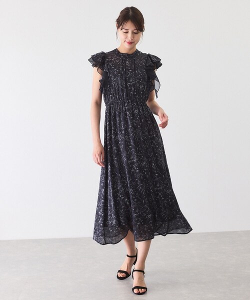 Jayro（ジャイロ）の「袖口フリルワンピース（ワンピース）」 - WEAR