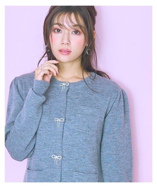 nissen（ニッセン）の「大きいサイズ ビジューデザインワンピース marun（ワンピース）」 - WEAR