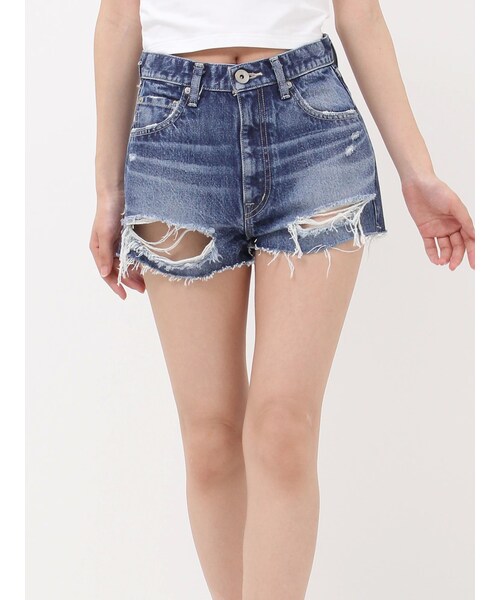 GYDA（ジェイダ）の「H/W BACK RIPPEDデニムSPT（デニムパンツ）」 - WEAR