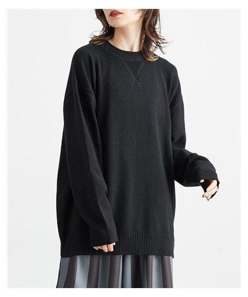 nissen（ニッセン）の「もちもち素材トレーナー見えニットトップス[Soiunique]（ニット/セーター）」 - WEAR